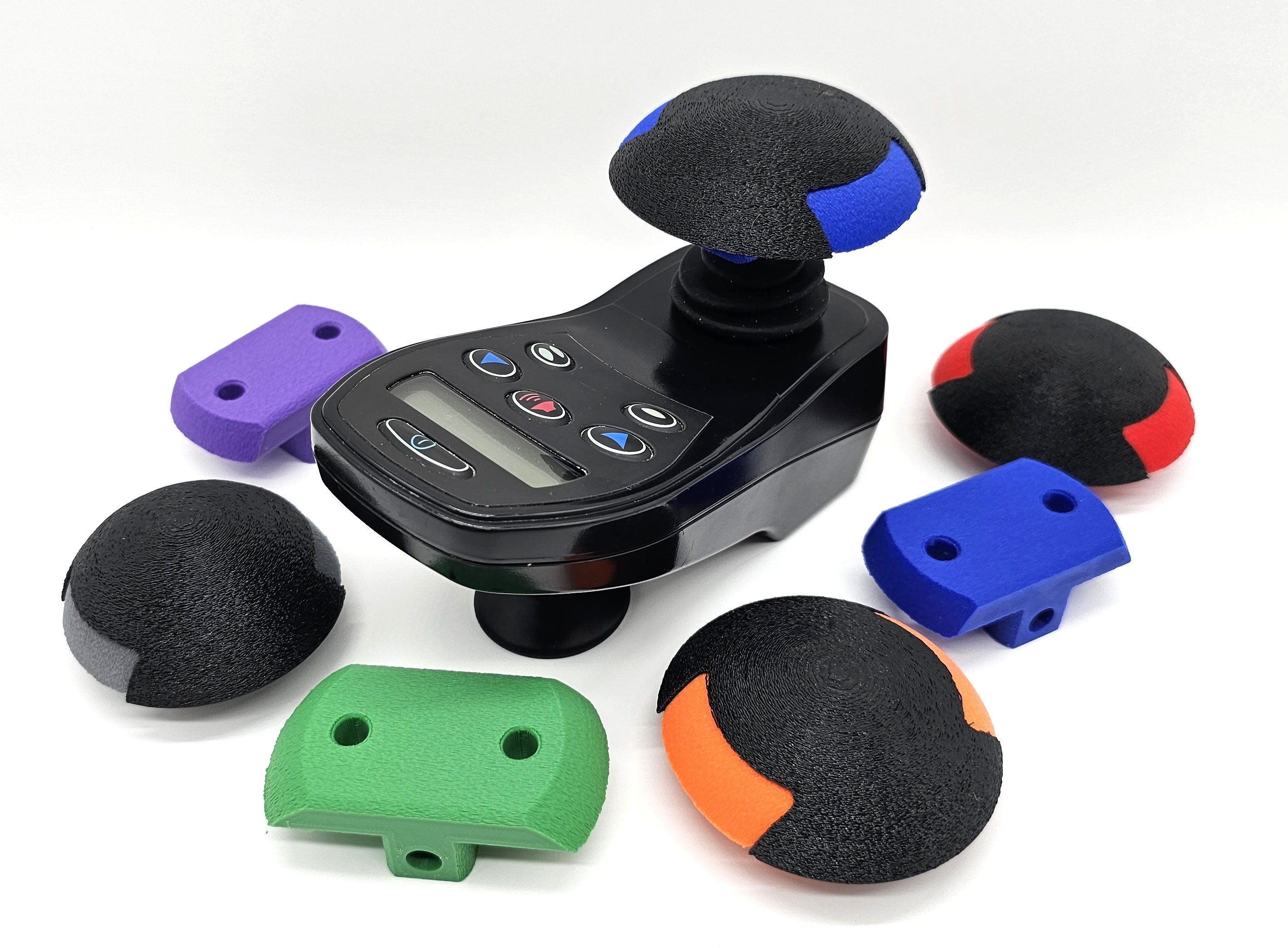 Power Wheelchair Two in One Cushion Topped Dome and T-handle Joystick ...