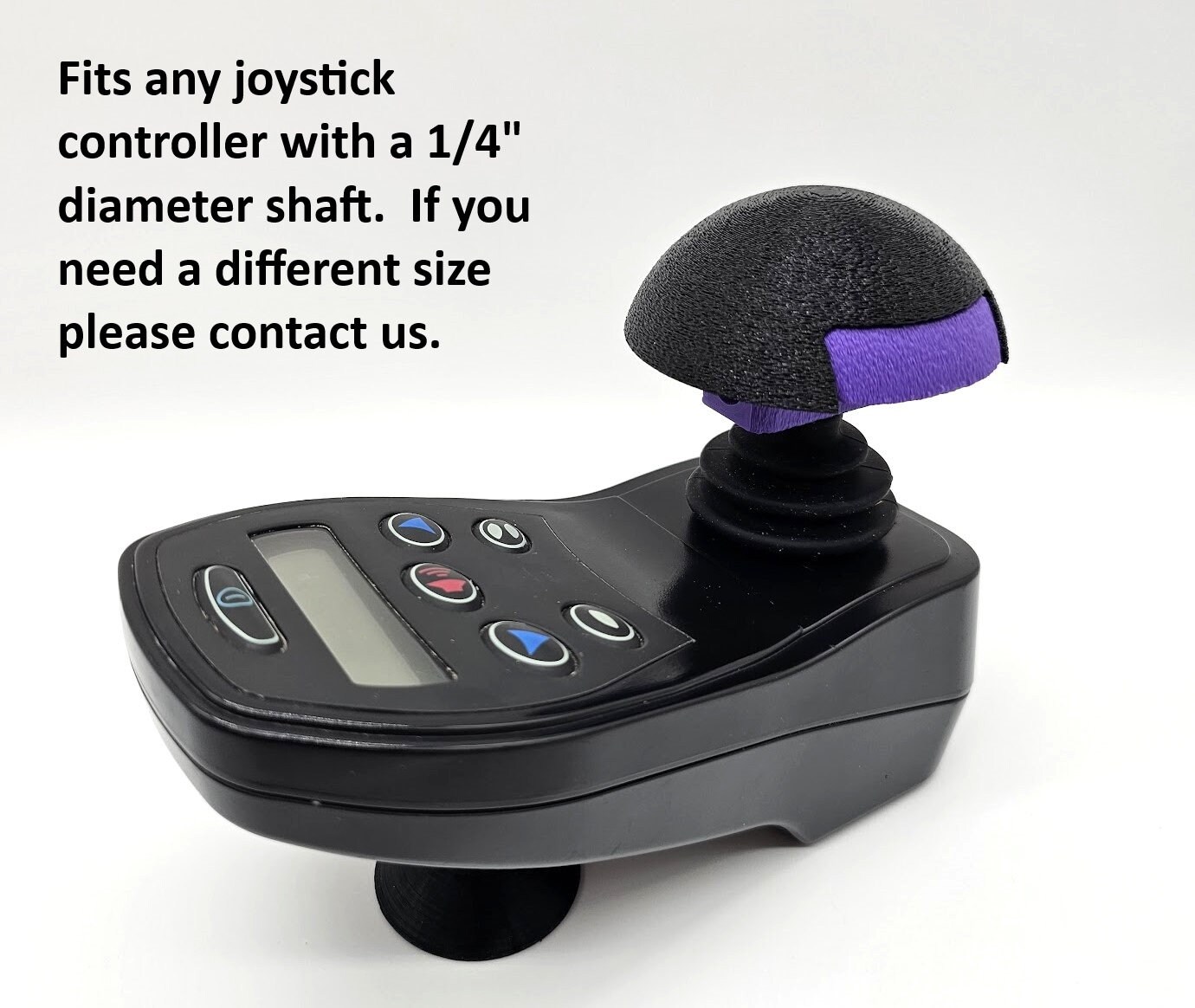Power Wheelchair Two in One Cushion Topped Dome and T-handle Joystick ...