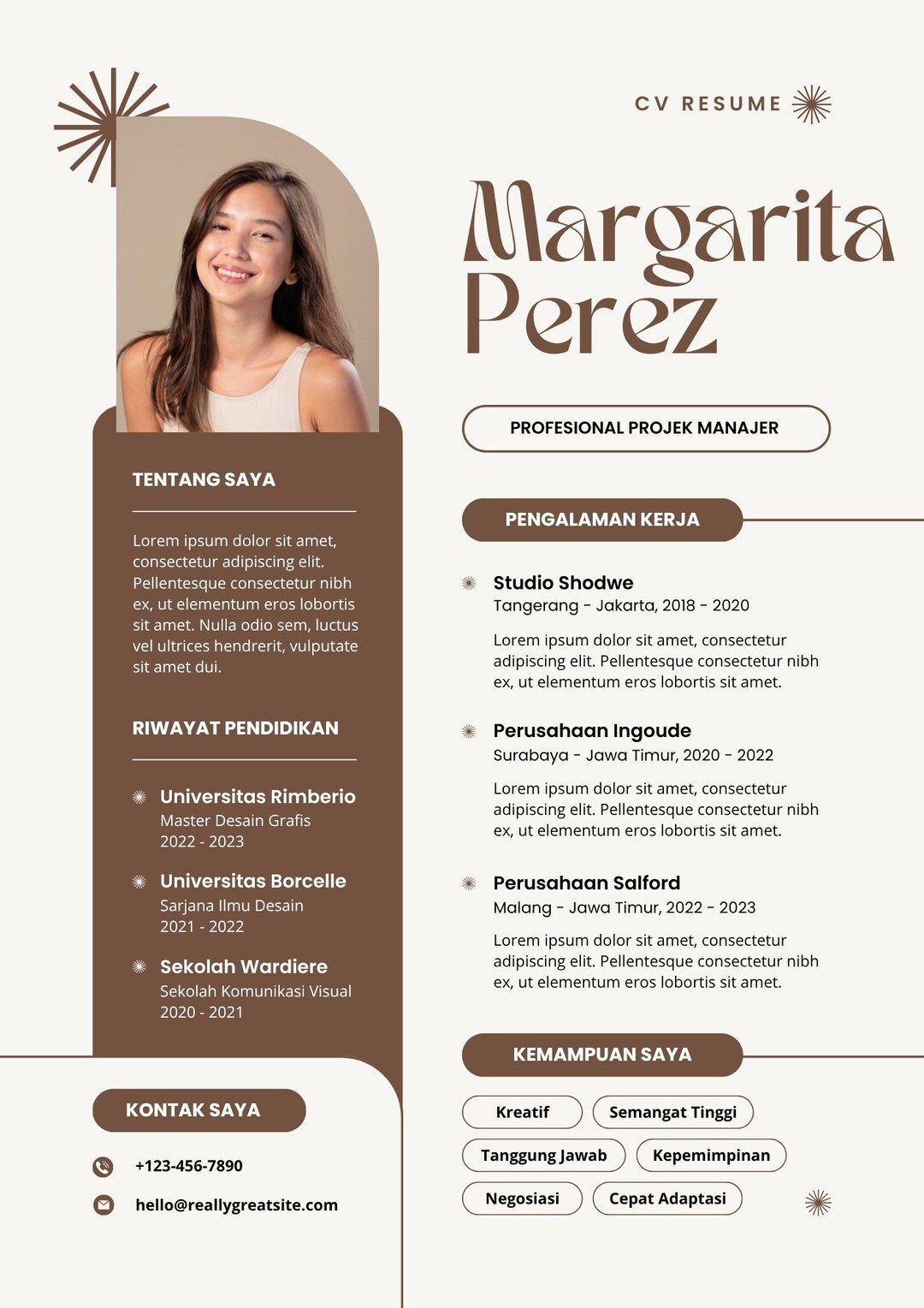 100+ Editable Resume Template Canva - Etsy