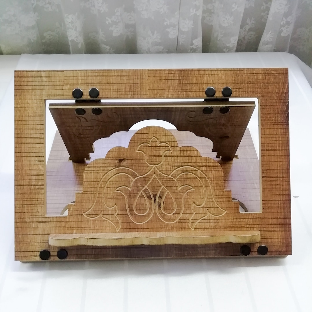 Quran Stand, Holy Quran Stand Holder, Islamic Book Stand Holder Bookend ...