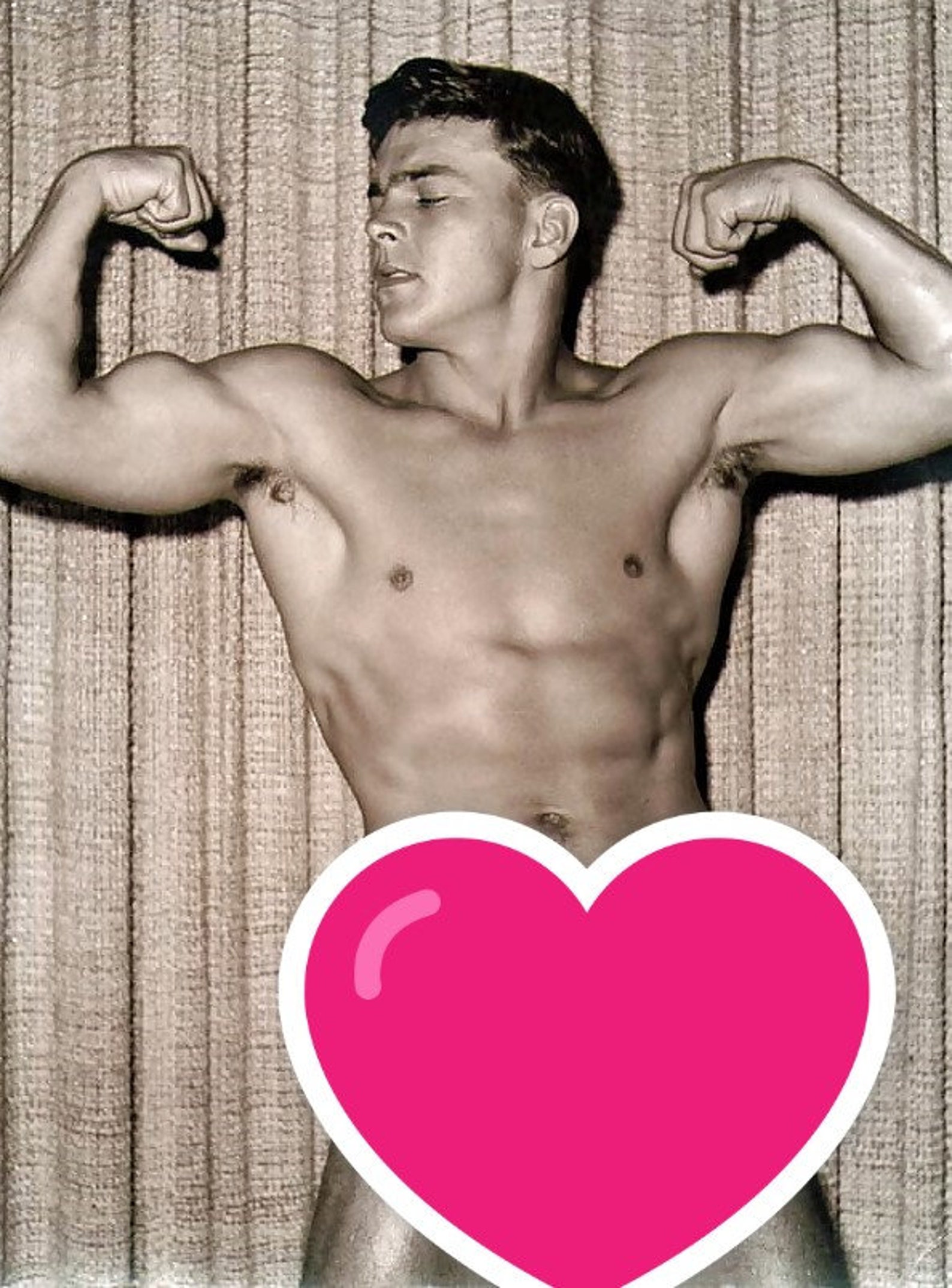 Male Vintage Gay Interest Cute Athletic Muscular Nice Beefcake Etsy