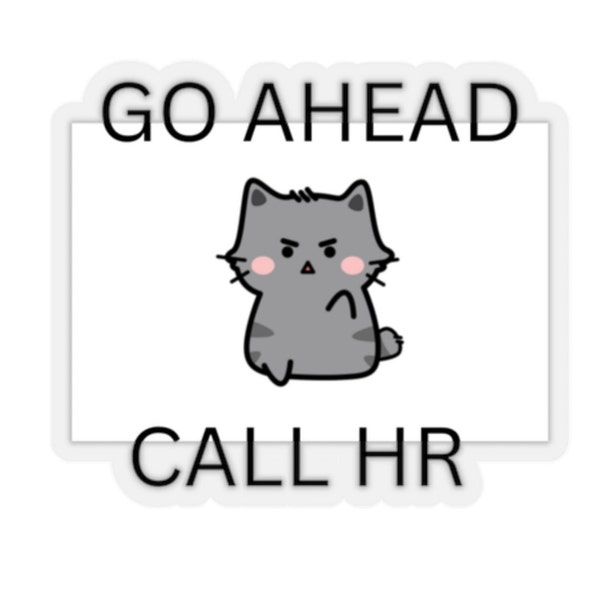 Funny Hr Sticker - Etsy