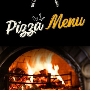 3 in 1 Pizzeria Menu Templates, Pizza Menu Template Printable, Pizza ...