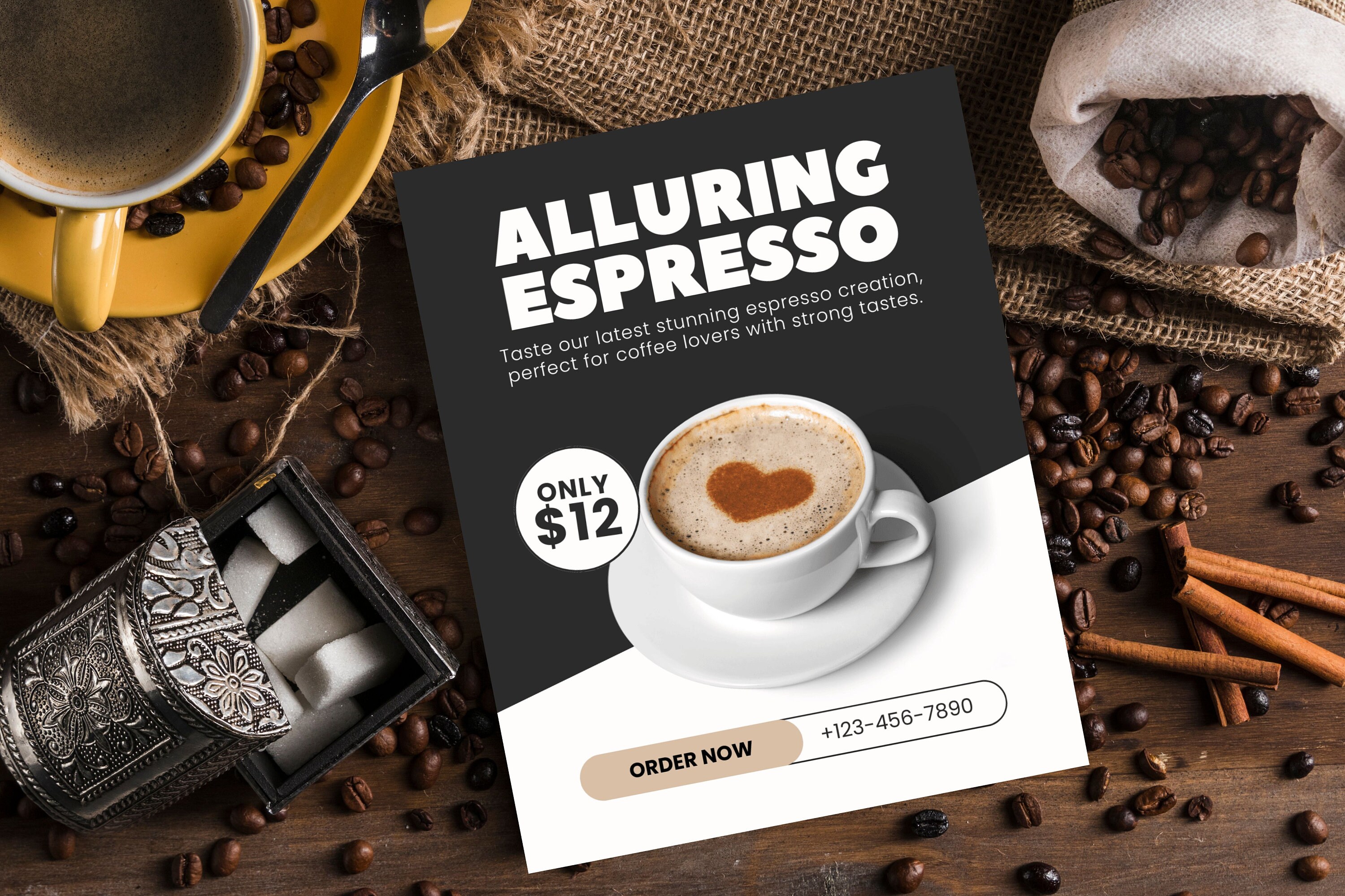 3 in 1 Printable Coffee Shop Menu Template, Coffee Menu, Catereria Menu ...