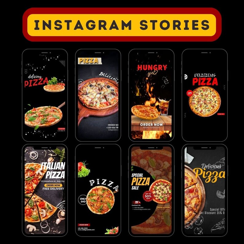 Pizza Restaurant Templates, Pizza Restaurant Menu, Pizza Templates ...
