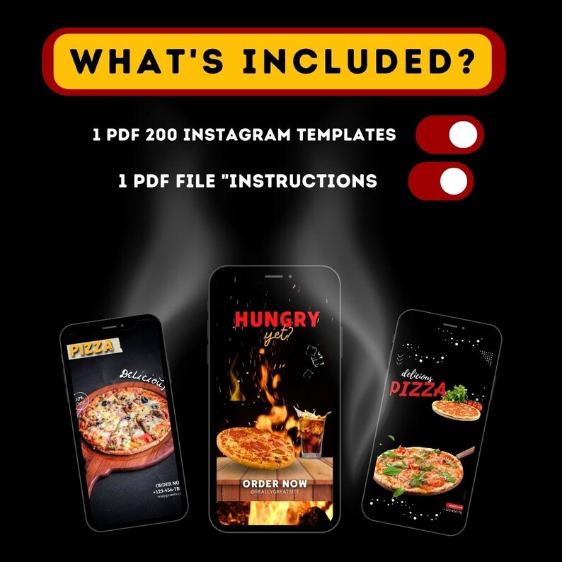 Pizza Restaurant Templates, Pizza Restaurant Menu, Pizza Templates ...