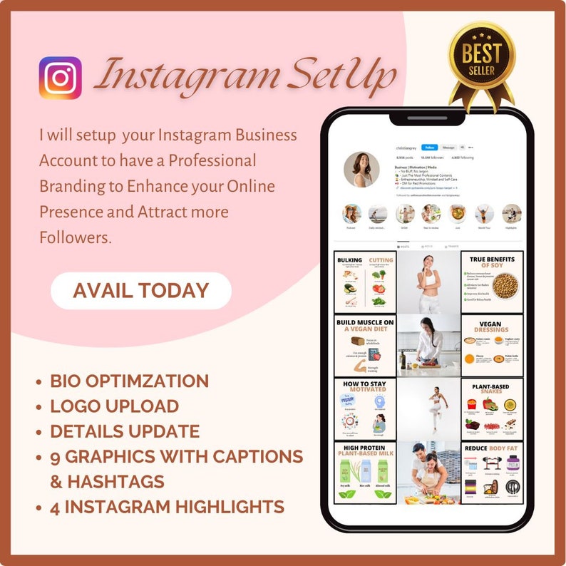 Instagram Setup for Business, Instagram Branding, Coach Templates ...