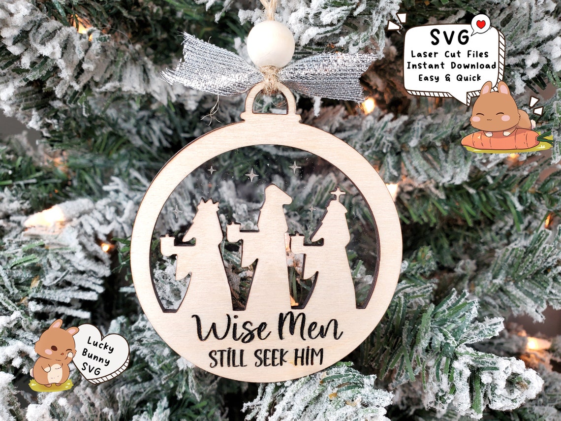 Wise Men Nativity SVG Christmas SVG for Glowforge Laser Cut Cnc Cut ...