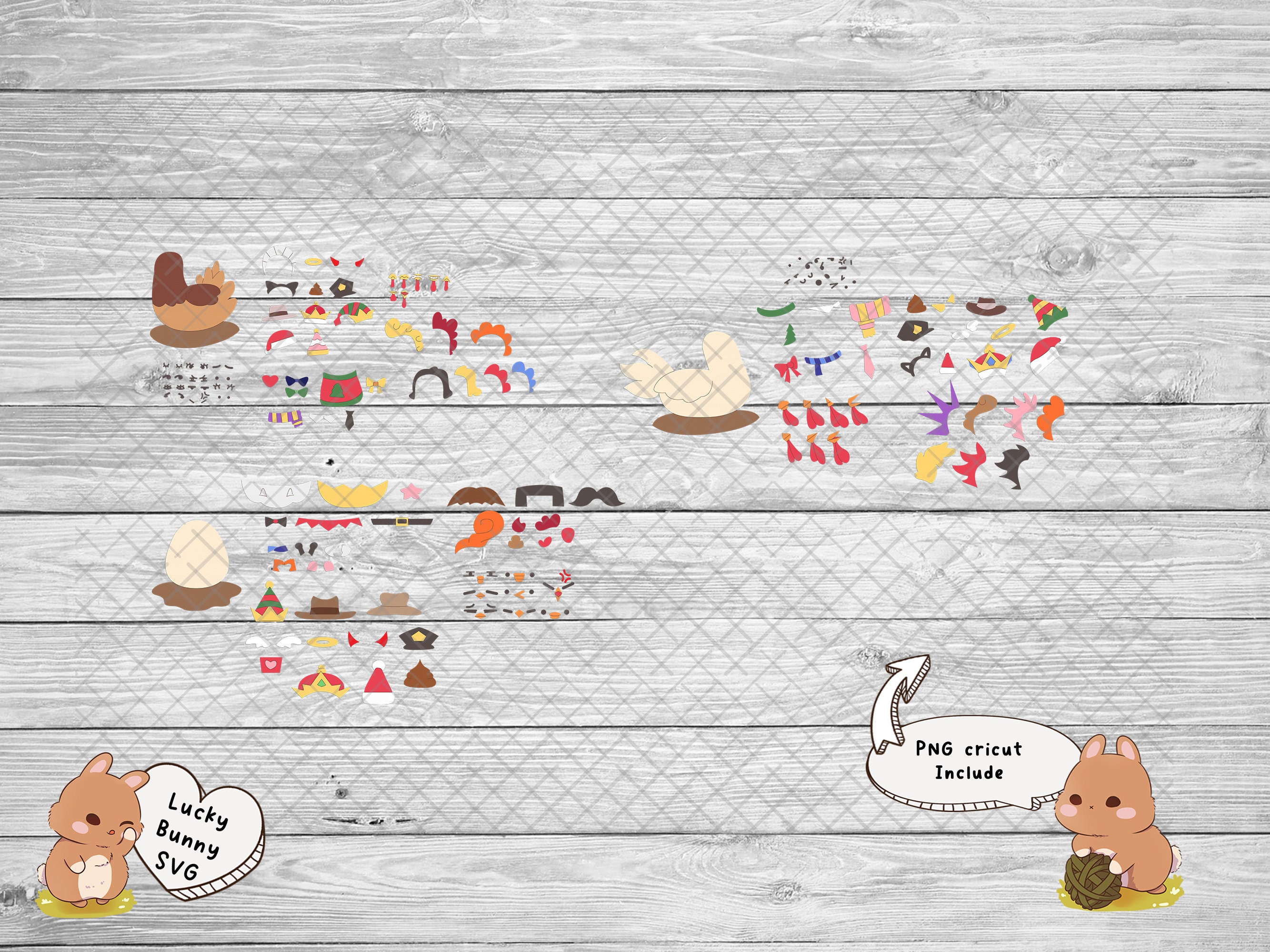 Chicken Dress up SVG Files for Glowforge or Laser Cut Cnc PNG - Etsy