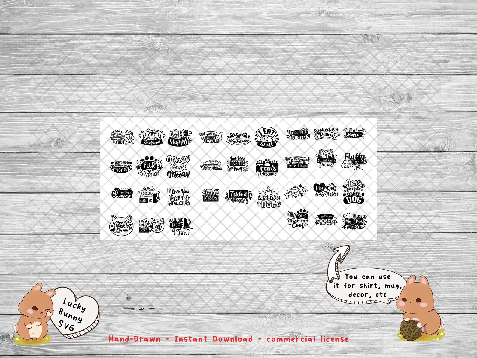 Pet Funny Quote Svg, Pet Bundle Svg, Dog Lover Svg, Cat Lover Svg, Pet ...