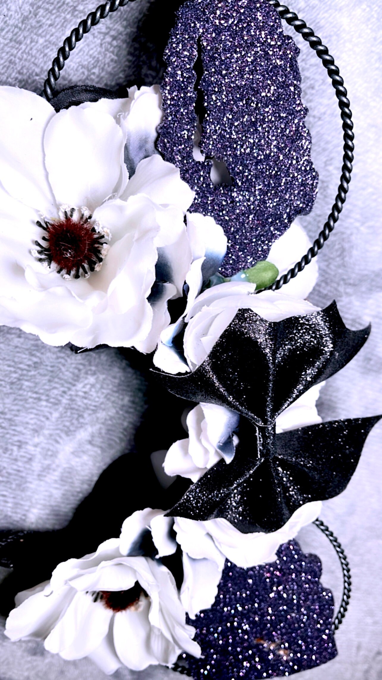 Frankenstein and Bride Floral Ears Halloween Headband Classic Horror - Etsy