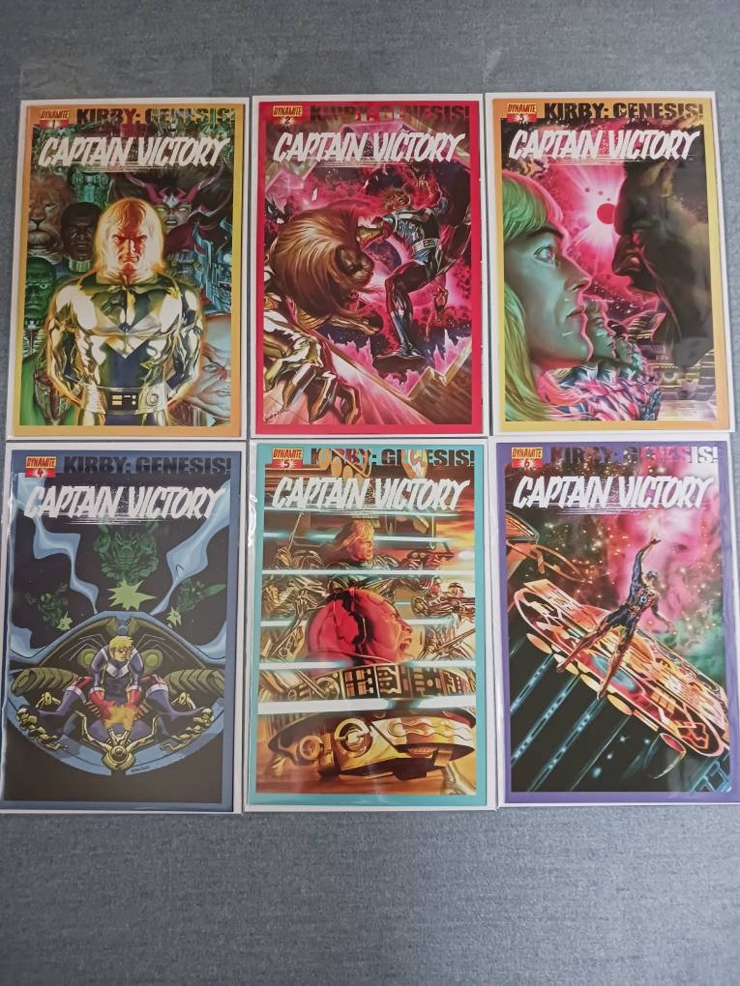 Kirby Genesis: Captain Victory, Comic Books #1-6, Complete Series - Etsy