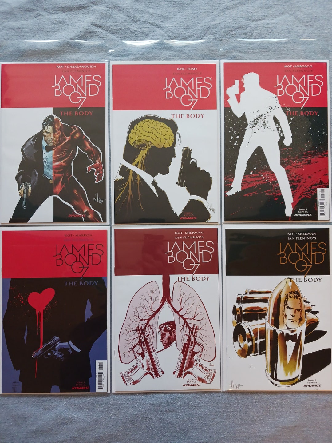Ian Fleming's James Bond: the Body, Comic Books #1-6, Complete Series ...
