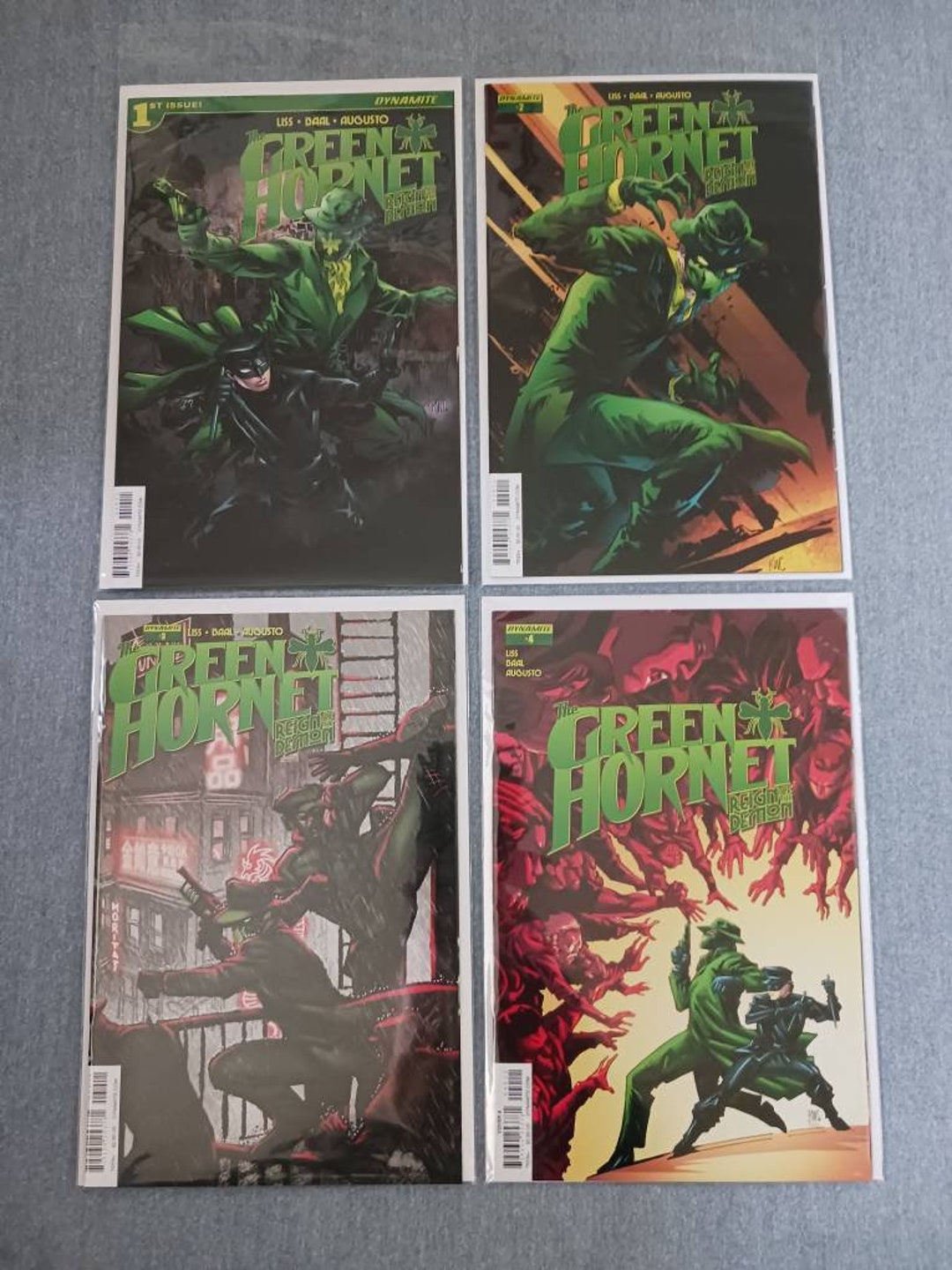 The Green Hornet: Reign of the Demon, Comic Books #1-4, Complete Series ...