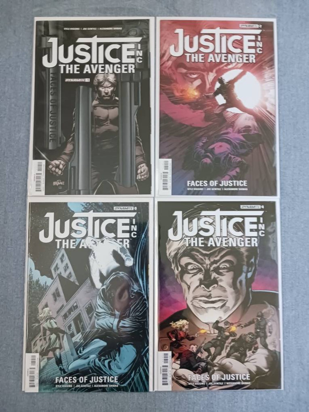 Justice Inc., the Avenger: Faces of Justice, Comic Books #1-4, Complete ...