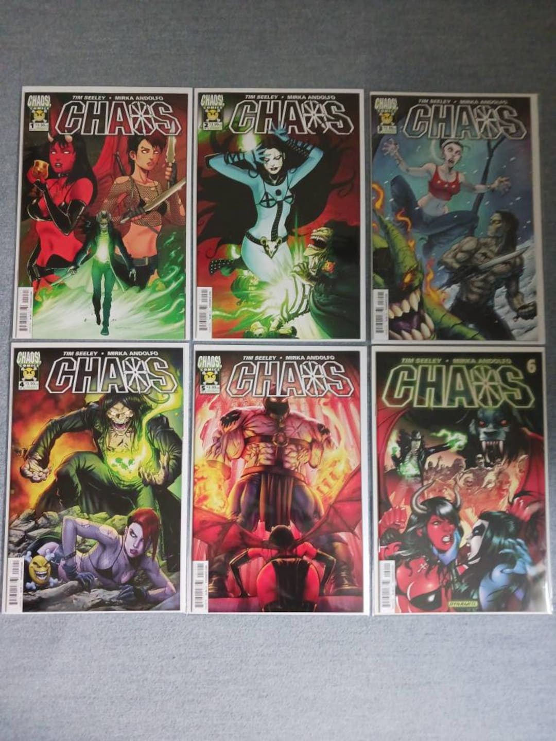 Chaos!, Comic Books #1-6, Complete Series - Etsy