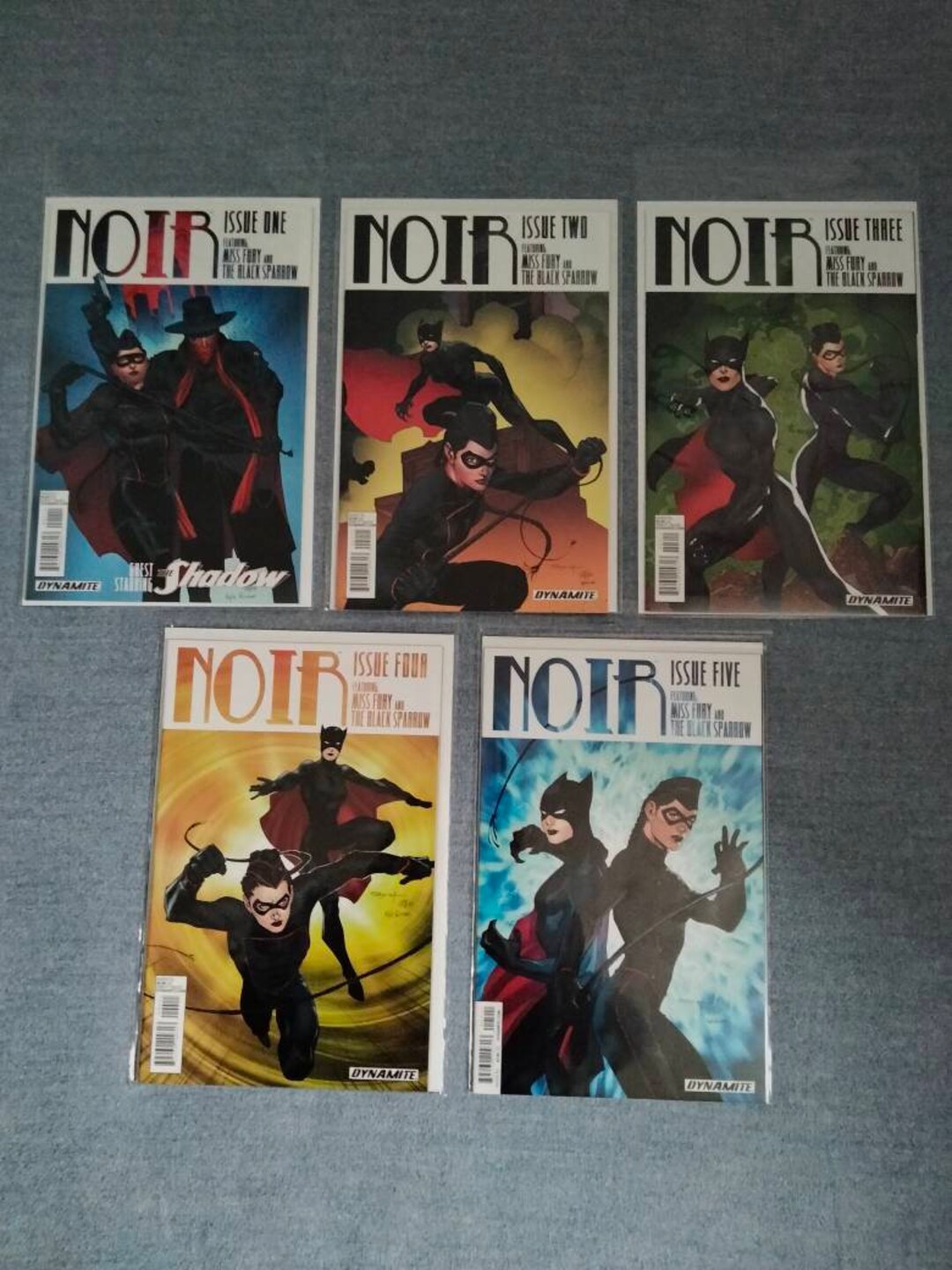 Noir, Comic Books #1-5, Complete Series. Featuring Miss Fury and the ...