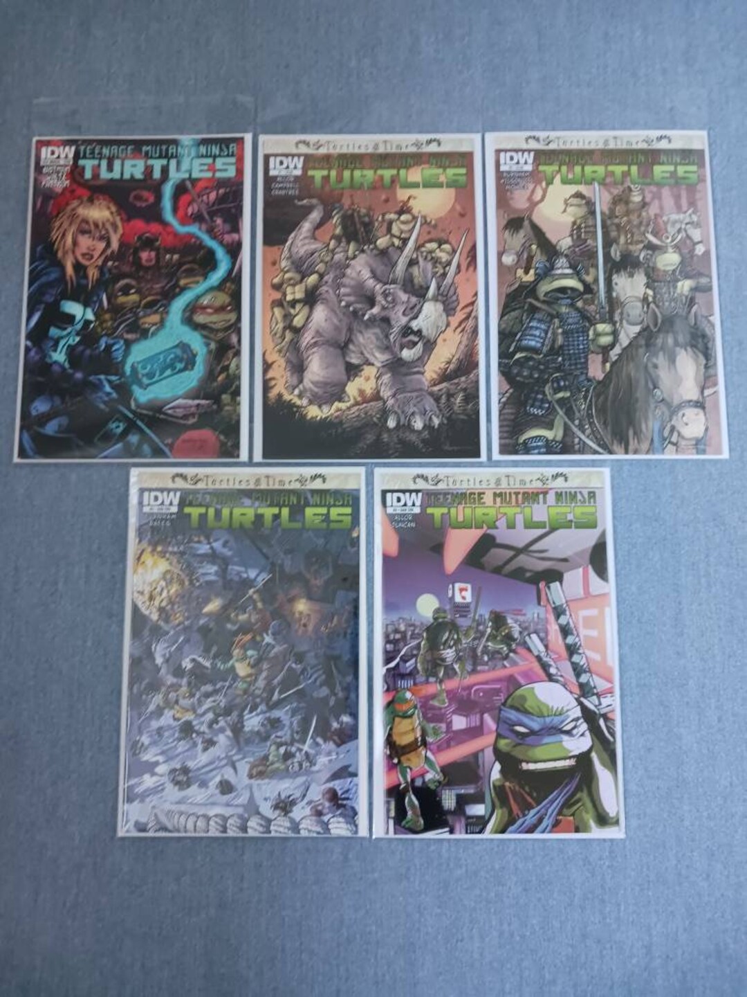 Teenage Mutant Ninja Turtles: Turtles in Time, Comic Books #1-4 Plus ...