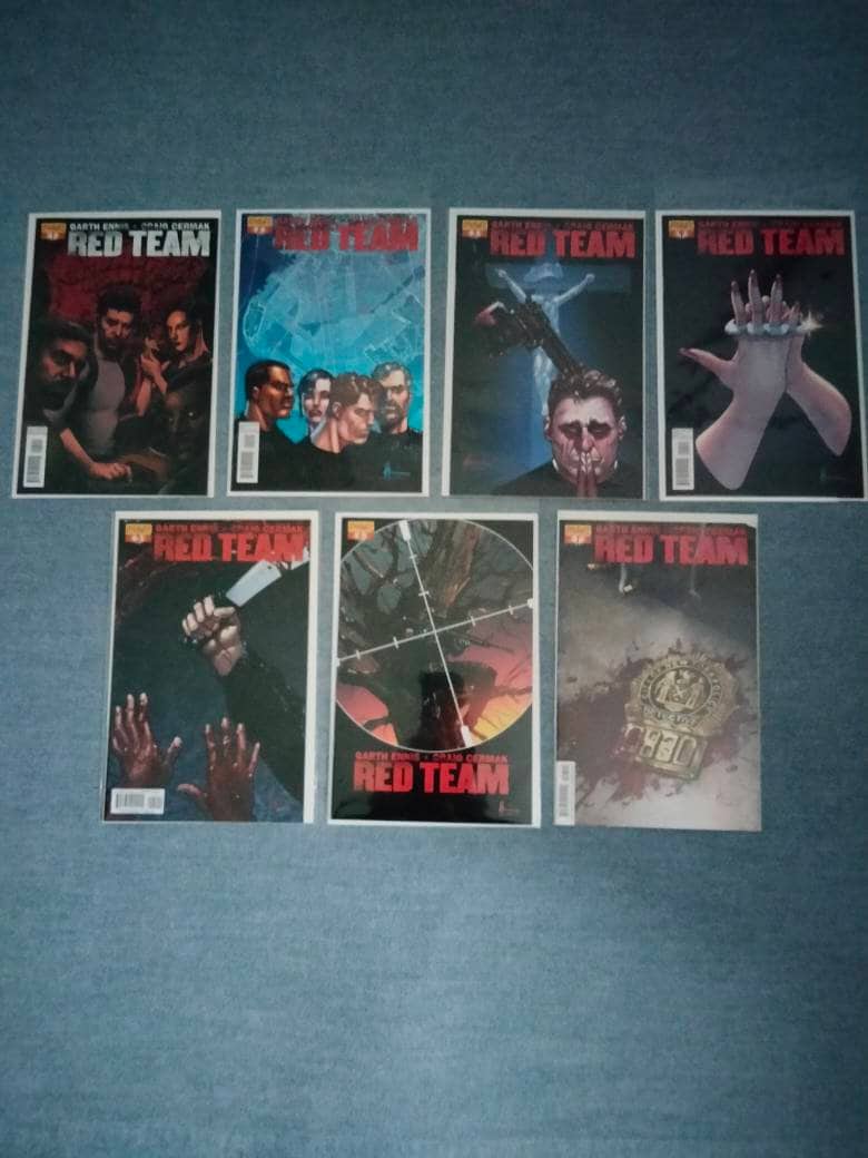 Red Team Comic Books 1-7 Complete Volume 1 Series - Etsy