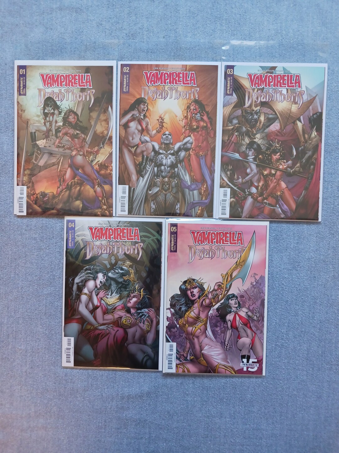 Vampirella/dejah Thoris, Comic Books 1-5, Complete Series - Etsy