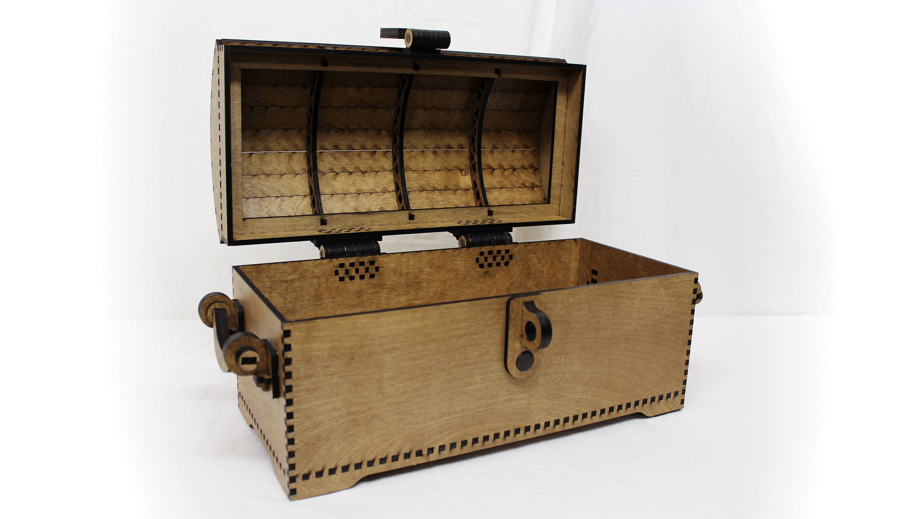 Treasure Chest Magnetic Latch and Card Organizer - Etsy