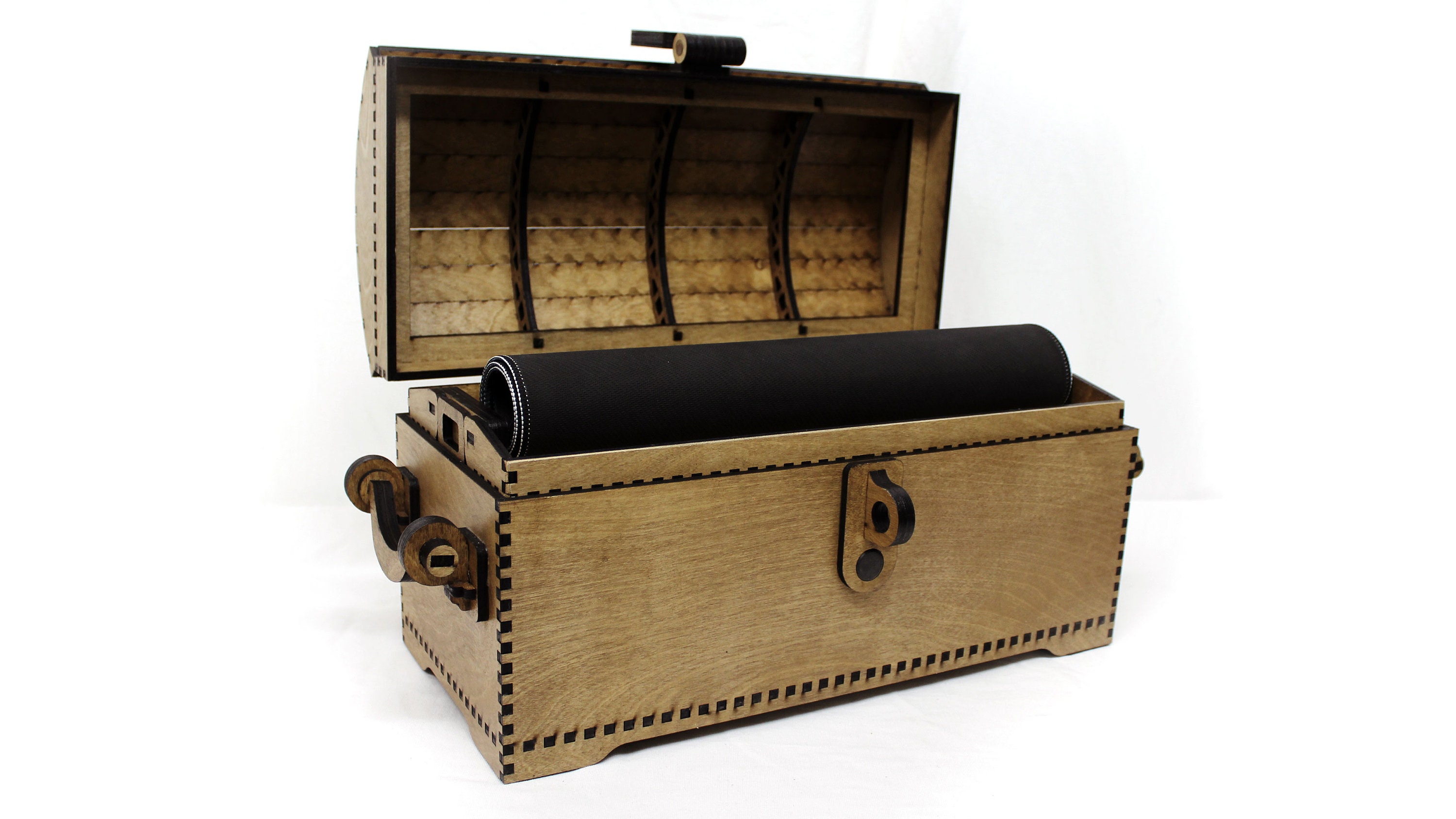 Treasure Chest Magnetic Latch and Card Organizer - Etsy