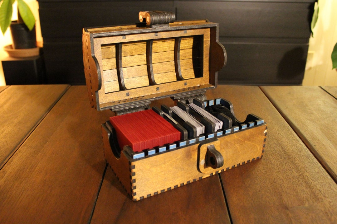 Medium Card Box Treasure Chest - Etsy