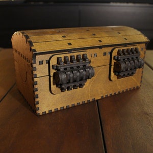 Medium Card Box Treasure Chest - Etsy