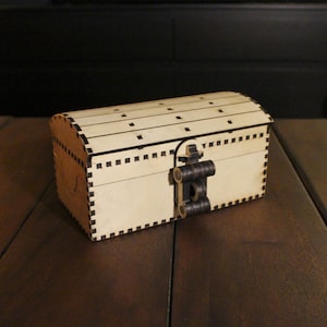 Medium Card Box Treasure Chest - Etsy