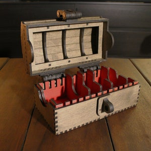 Medium Card Box Treasure Chest - Etsy