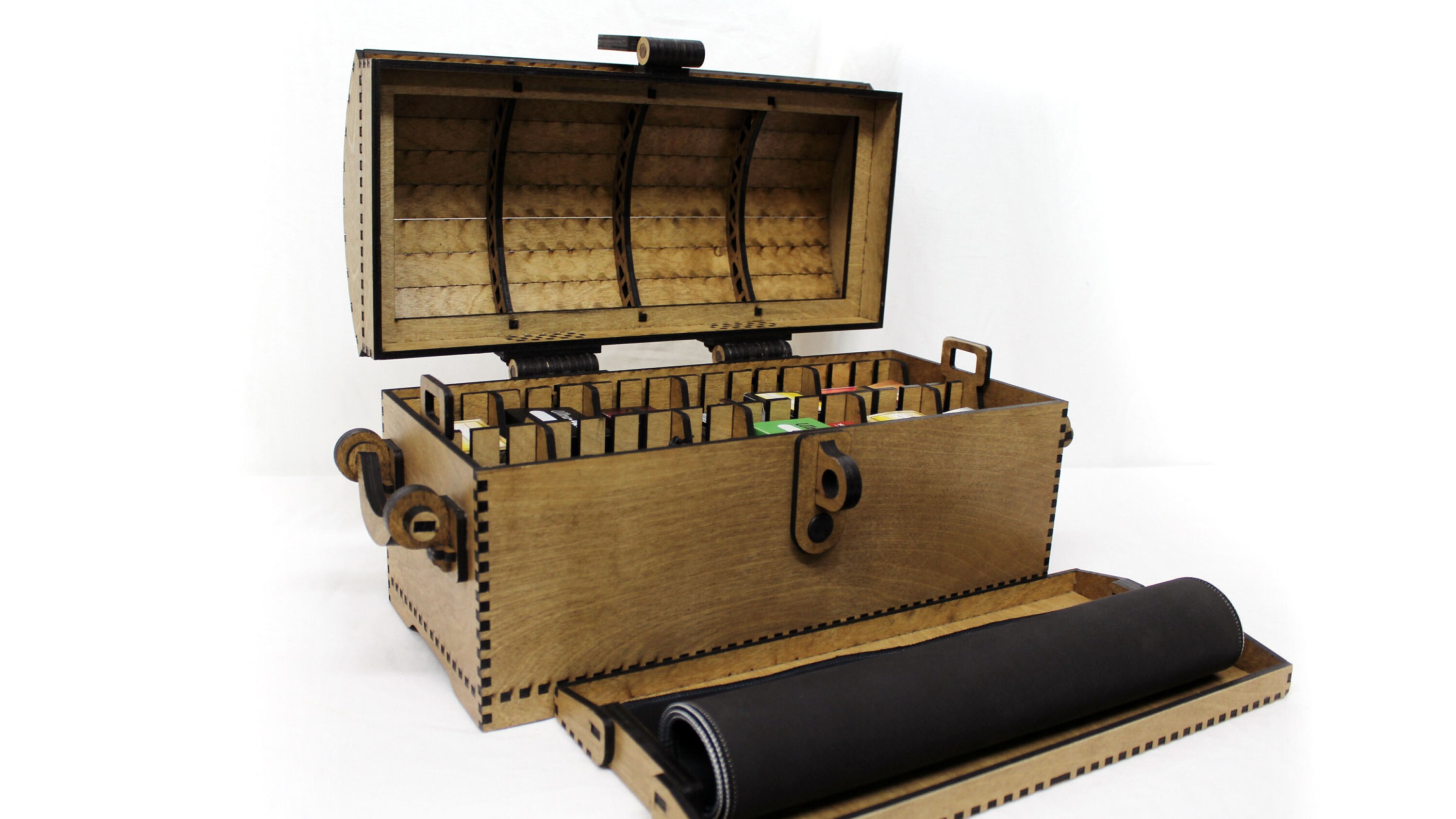 Treasure Chest Magnetic Latch and Card Organizer - Etsy