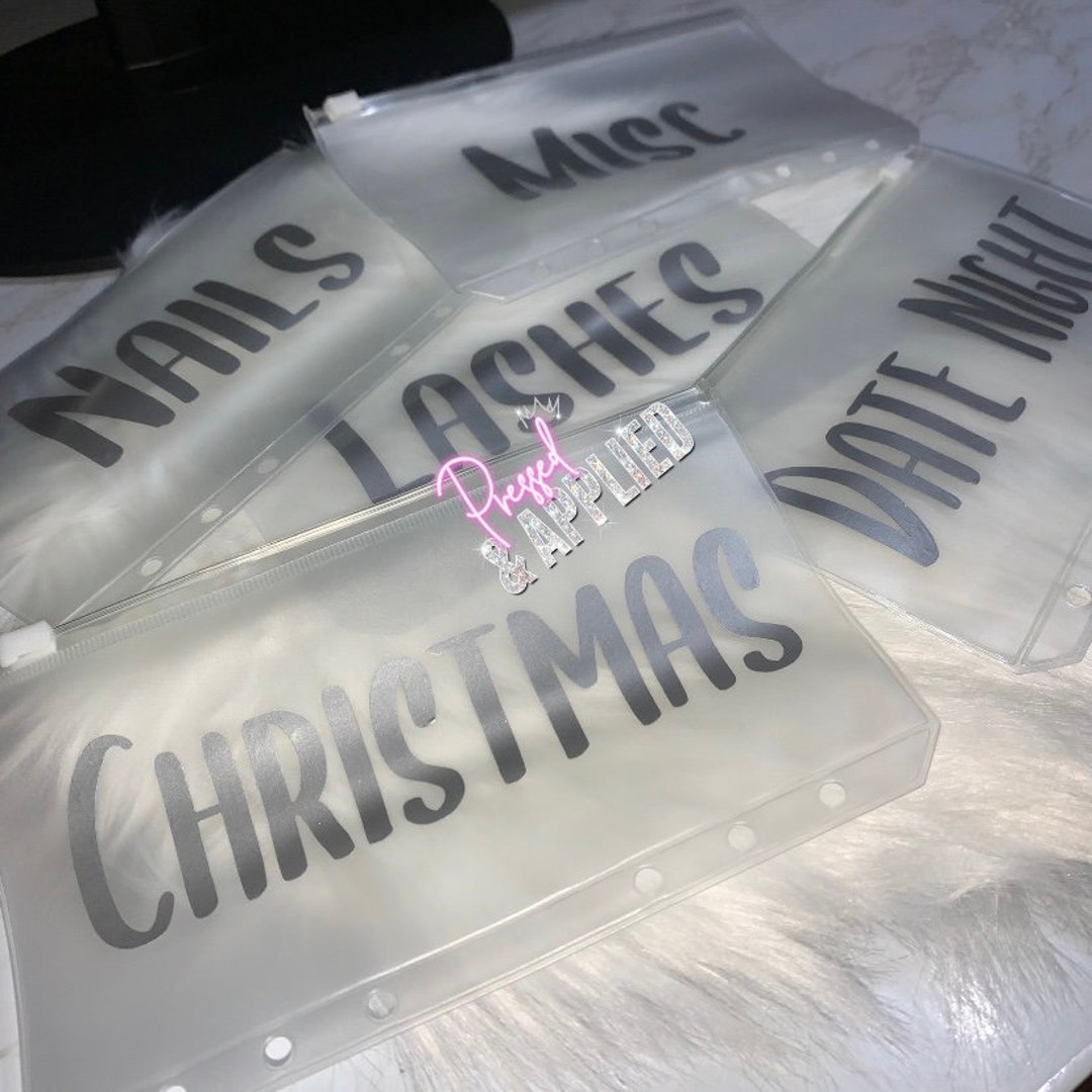 A6 Custom Zippered Envelopes Cash Envelopes Budget Binder - Etsy