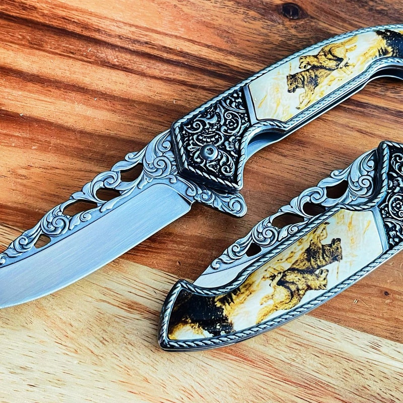 Silver Pocket Knife - Etsy