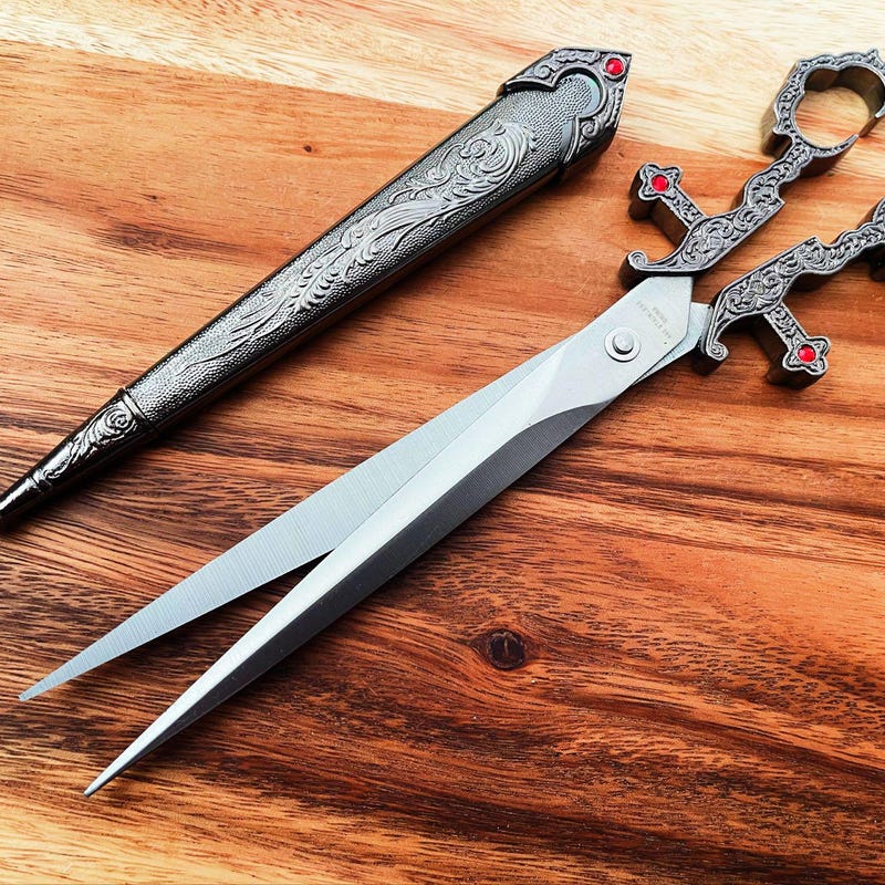 Vintage Ornate Scissors - Etsy