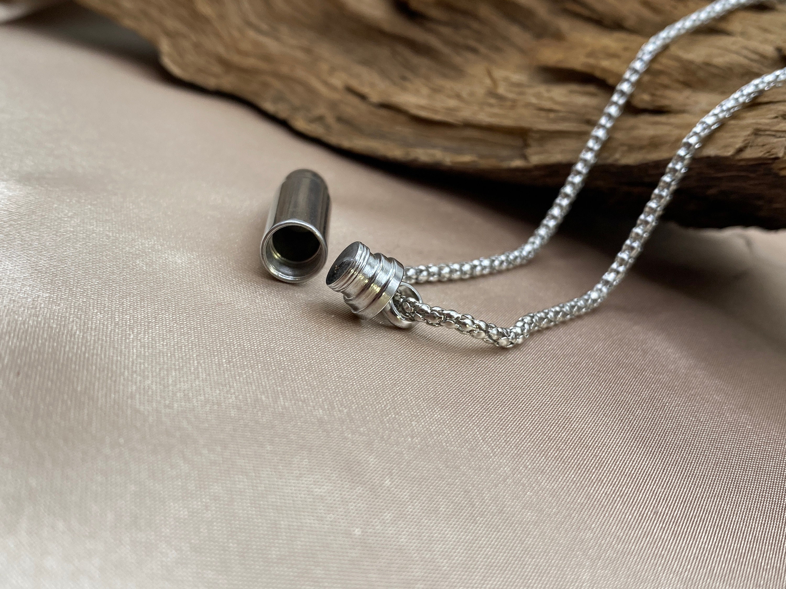 Bullet Cremate Necklace Urn for Ashes Memorial Urn Jewelry - Etsy