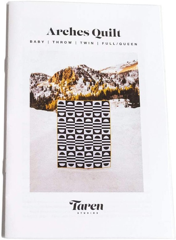 Arches Quilt Pattern Booklet by Taren Studios - Etsy