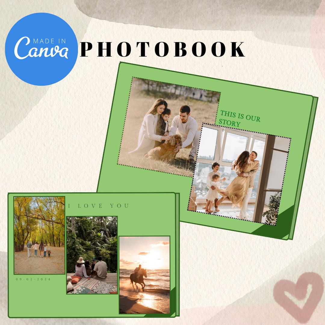 Family Photobook, Editable Templates, Canva Templates - Etsy