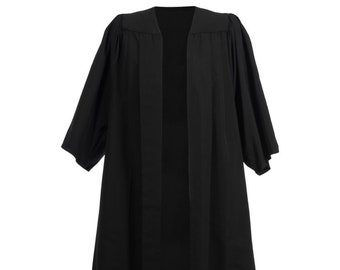 Matte Graduation Gown Set Graduation Gown Academic Dress - Etsy