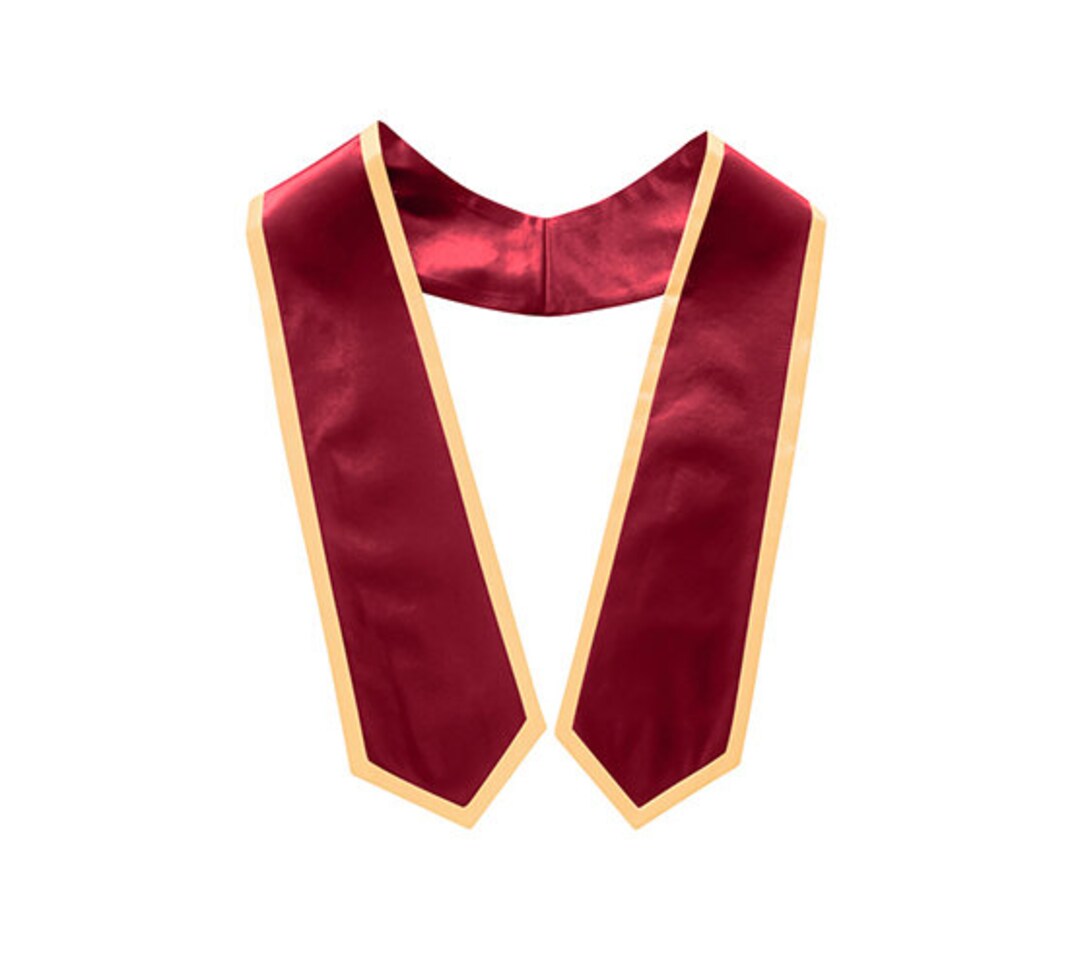 10 X Mitred Stoles With Satin Binding - Maroon Red - Etsy