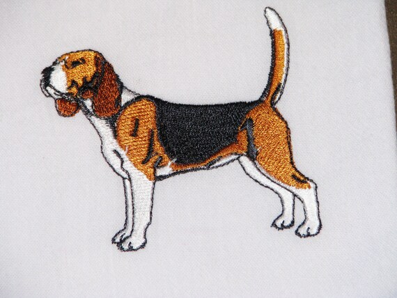 Beagle Farmhouse Flour Sack Kitchen Dish Towel/tea Towel/puppy - Etsy