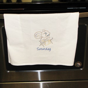 7 Whimsical Animals Spring Cleaning Days of the Week, Farmhouse ...