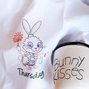 7 Whimsical Animals Spring Cleaning Days of the Week, Farmhouse ...