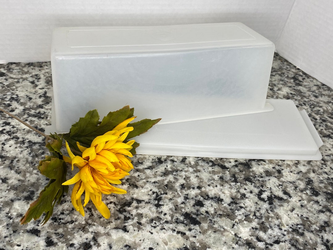 1980s Vintage Tupperware Cheese Butter Keeper-holds 2 Pounds 519 & 518 ...