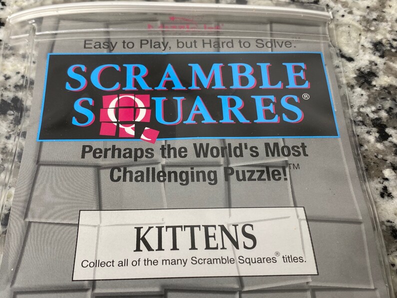 1995 Scramble Squares: Kittens Jigsaw Puzzle - Etsy