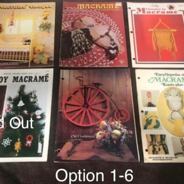 Macrame Books - Etsy