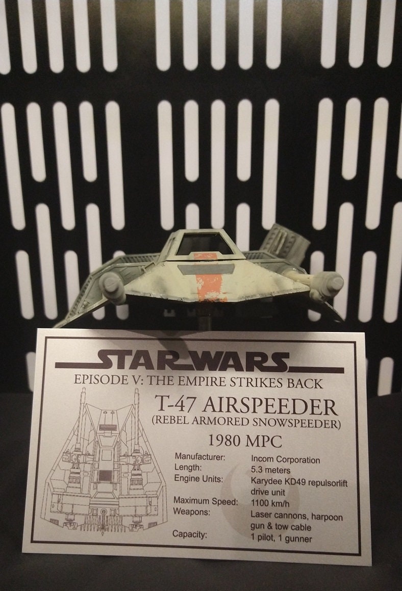 MPC T-47 Snowspeeder Model finished - Etsy
