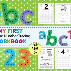 70 Page ABC Color & Trace Alphabet Pages for Toddlers and Kids 2 and Up ...