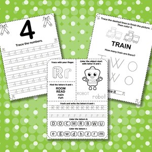 70 Page ABC Color & Trace Alphabet Pages for Toddlers and Kids 2 and Up ...