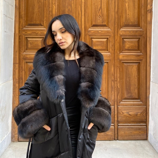 Leather Jacket With Fur Inside - Etsy