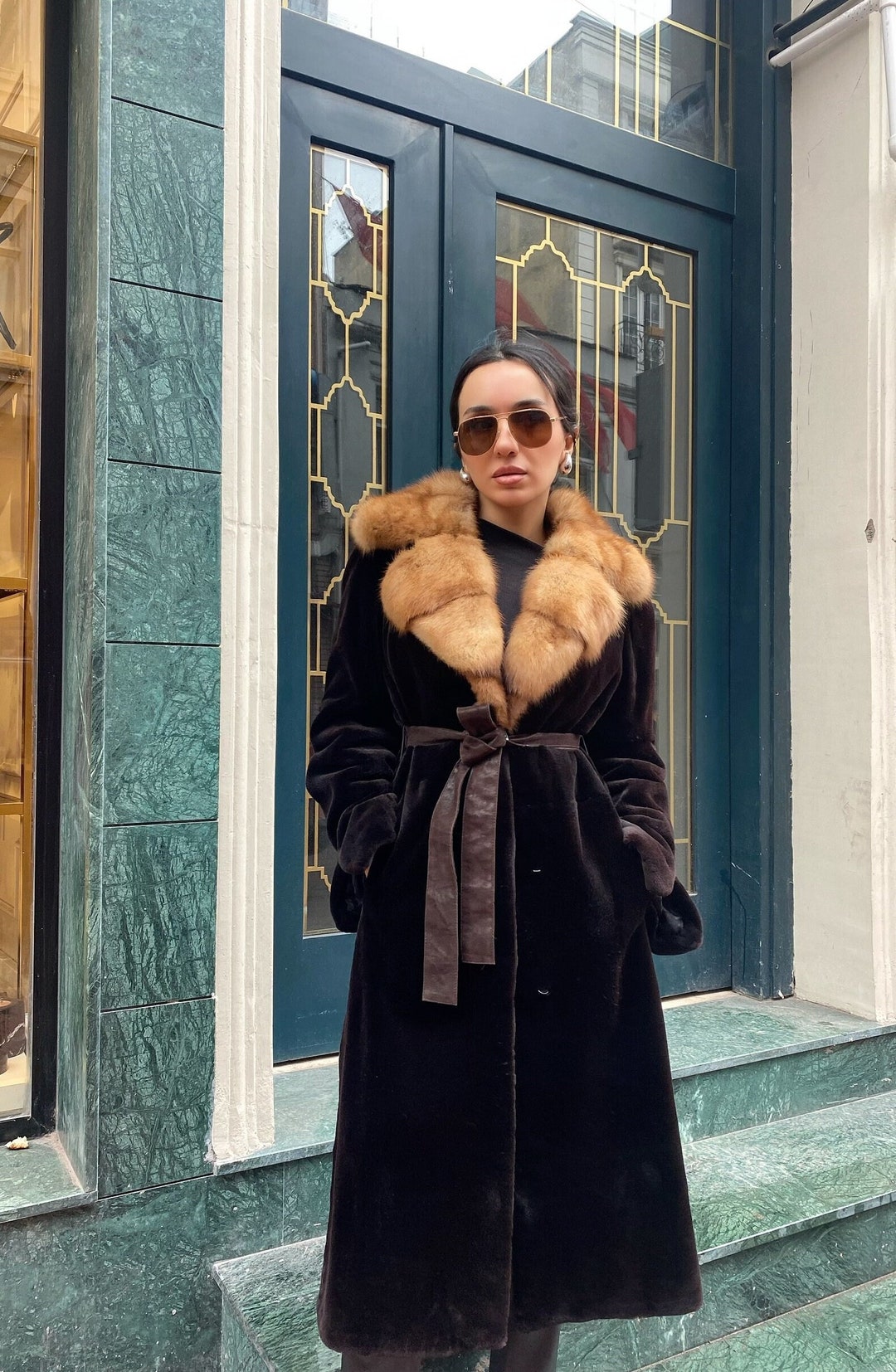 PREMIUM Cropped Mink Real Marten SABLE FUR Jacket ,sable Jacket, Sable ...